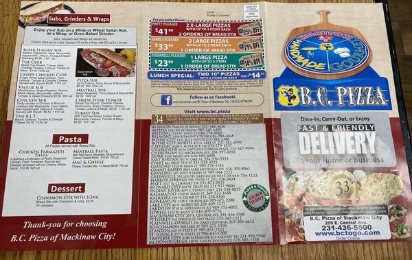 BC PIZZA - Updated July 2025 - 44 Photos & 99 Reviews - 209 E Central ...