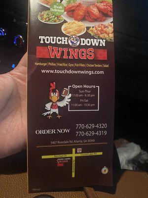 TOUCHDOWN WINGS - ATLANTA - Updated October 2025 - 10 Reviews - 5407 ...