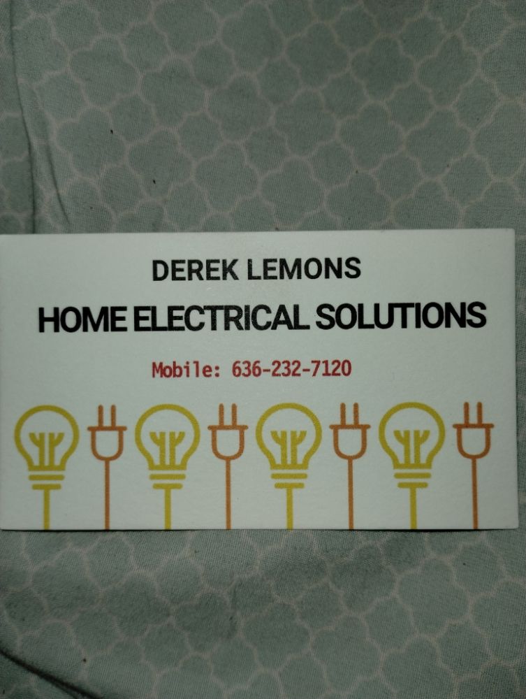 HOME ELECTRICAL SOLUTIONS - Request a Quote - Hillsboro, Missouri - Electricians - Phone Number ...