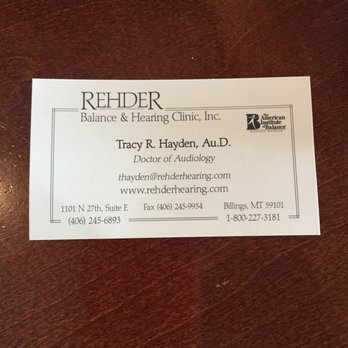 REHDER BALANCE & HEARING CLINIC - Updated December 2025 - 10 Photos ...