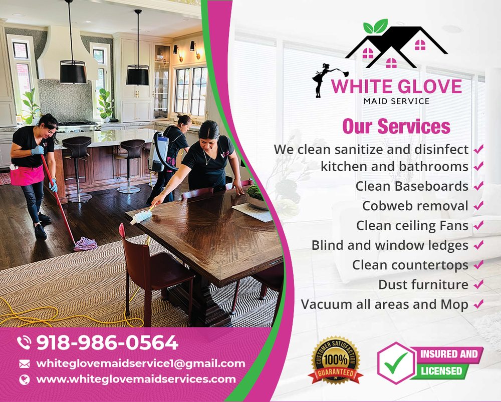 WHITE GLOVE MAID SERVICE - Updated November 2024 - Request a Quote ...