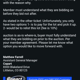 Copart Reviews | Read Customer Service Reviews of copart.com