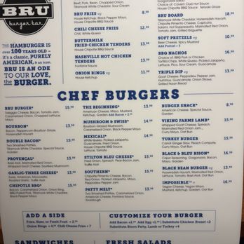 BRU BURGER BAR - Updated September 2025 - 239 Photos & 368 Reviews ...