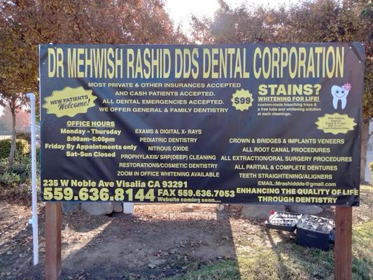 MEHWISH RASHID, DDS - Updated December 2025 - 235 W Noble Ave, Visalia ...