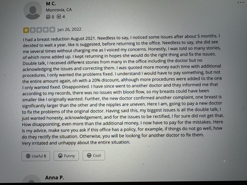 PATTI FLINT, MD, PC, FACS - Updated January 2026 - 29 Reviews - 1520 S ...