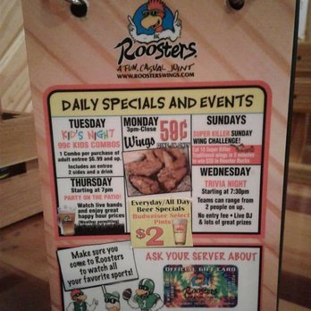 ROOSTERS - Updated October 2025 - 116 Photos & 91 Reviews - 114 ...