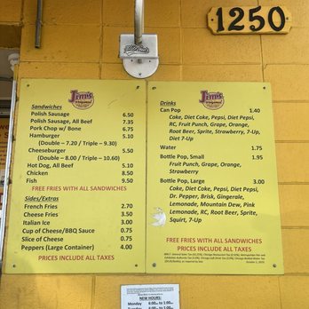 JIM’S ORIGINAL - Updated August 2025 - 645 Photos & 765 Reviews - 1250 ...