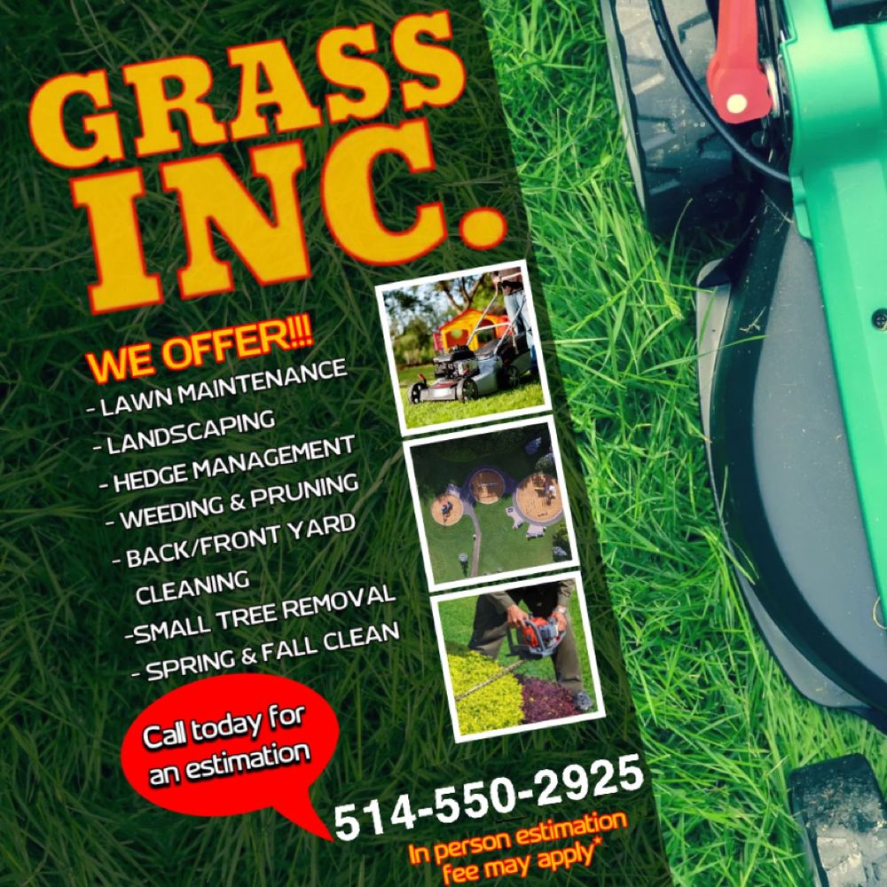 GRASS - Updated September 2024 - Montréal, Quebec, Canada - Landscaping ...