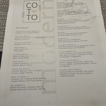 COTTO MODERN ITALIAN - Updated July 2025 - 167 Photos & 131 Reviews ...