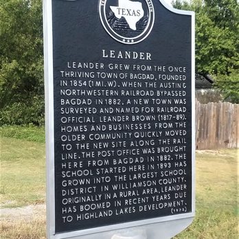 LEANDERTHAL LADY LEANDER MARKER - Updated July 2025 - 205 US-183 ...