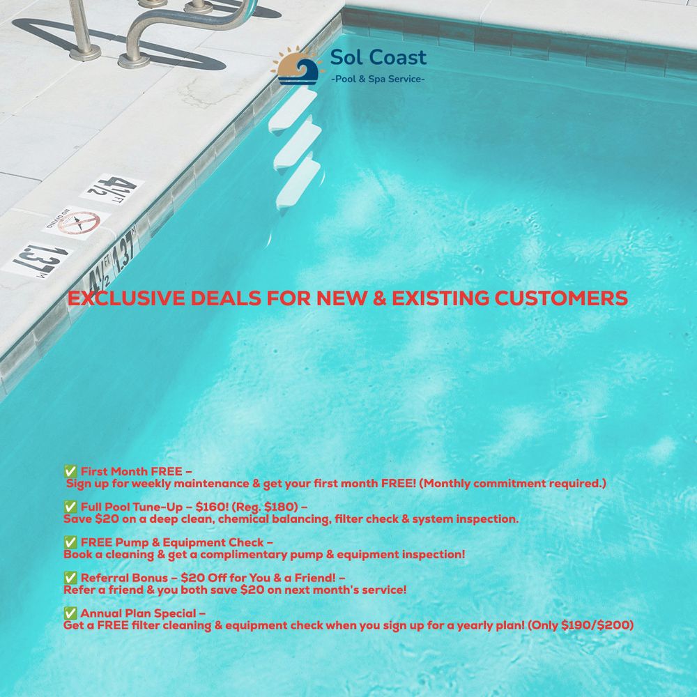 SOL COAST POOL SERVICE - Updated September 2025 - 13 Photos - Riverside ...