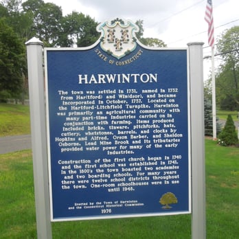 HARWINTON HISTORICAL MARKER - Updated April 2025 - Litchfield Rd And S ...