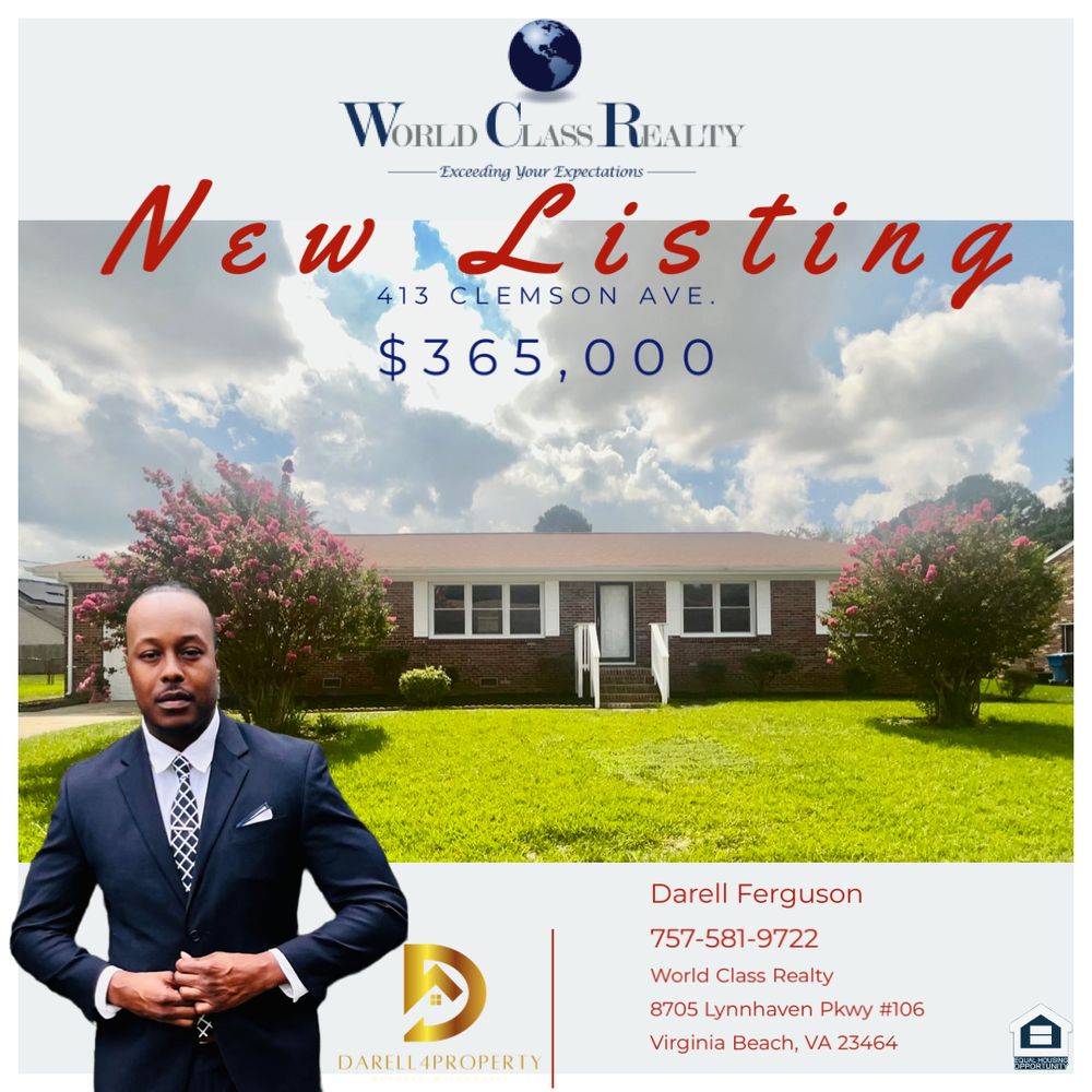 DARELL FERGUSON - WORLD CLASS REALTY - Updated January 2026 - Contact ...
