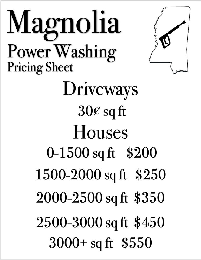 MAGNOLIA POWER WASHING - Updated May 2025 - Request a Quote - 760 Main ...