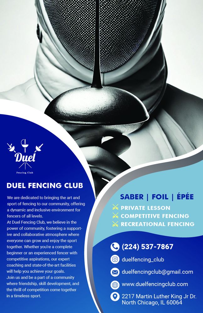 DUEL FENCING CLUB - Updated April 2025 - 2217 Martin Luther King Jr Dr, North Chicago, Illinois ...