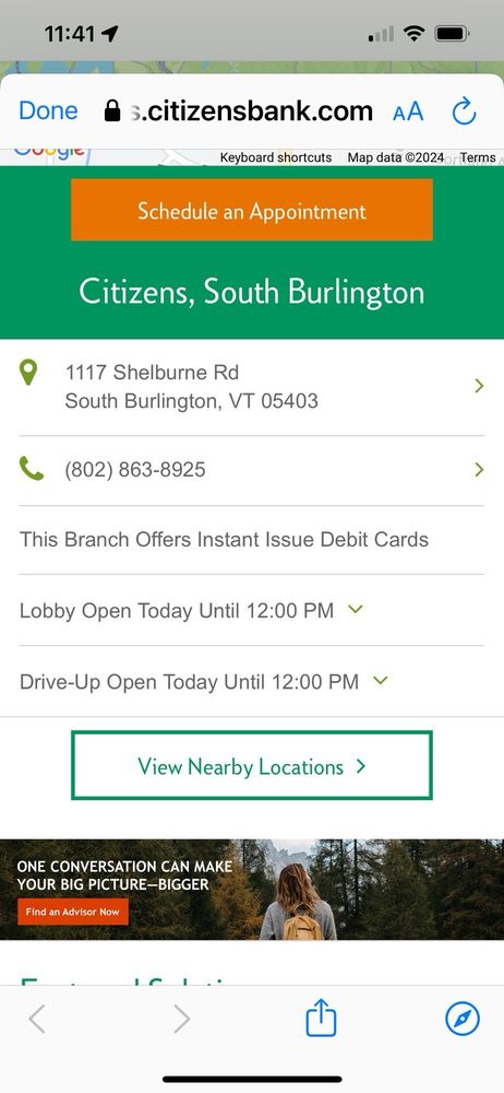 CITIZENS BANK - Updated September 2025 - 148 College St, Burlington ...