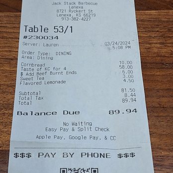 JACK STACK BARBECUE - LENEXA - Updated July 2024 - 235 Photos & 161 ...