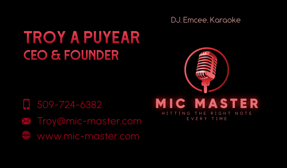MIC MASTER - Updated April 2025 - Spokane, Washington - Karaoke - Phone Number - Yelp