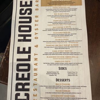 CREOLE HOUSE RESTAURANT & OYSTER BAR - Updated May 2025 - 3646 Photos ...
