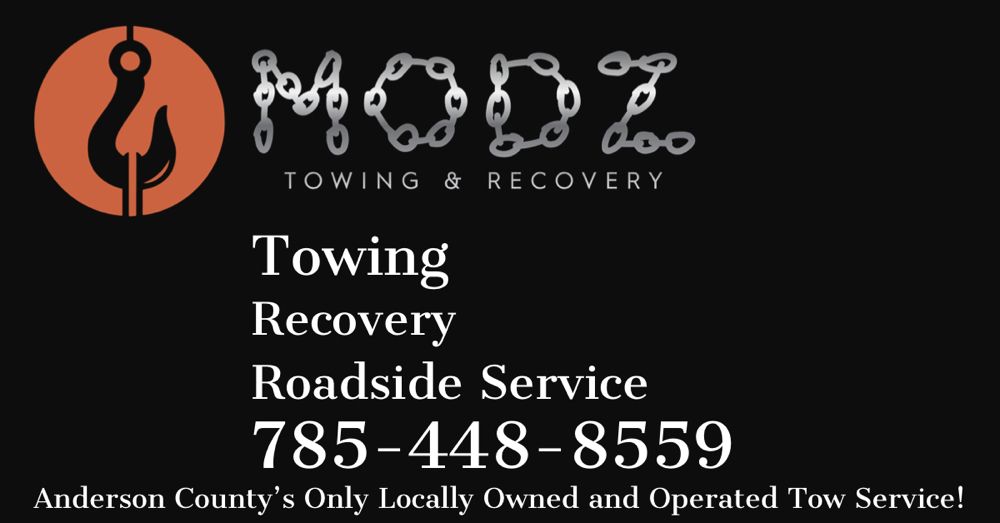 MODZ TOWING & RECOVERY - Updated October 2025 - 406 N Olive St, Garnett ...