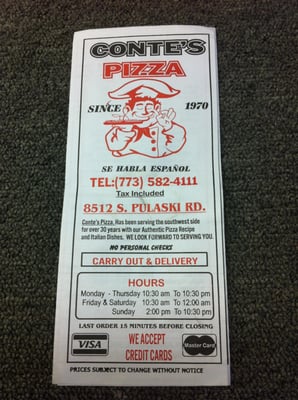 CONTE’S PIZZA - Updated December 2025 - 10 Photos & 45 Reviews - 8512 S ...