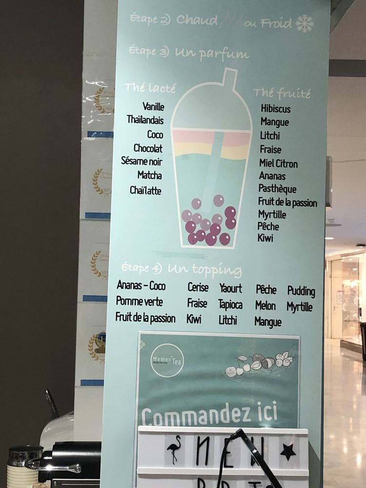MOMEN’TEA - 101 rue Berger, Paris, France - Bubble Tea - Phone Number ...
