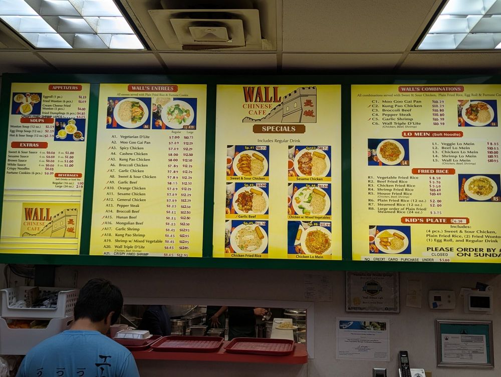 WALL CHINESE CAFE - Updated December 2025 - 13 Photos & 37 Reviews ...