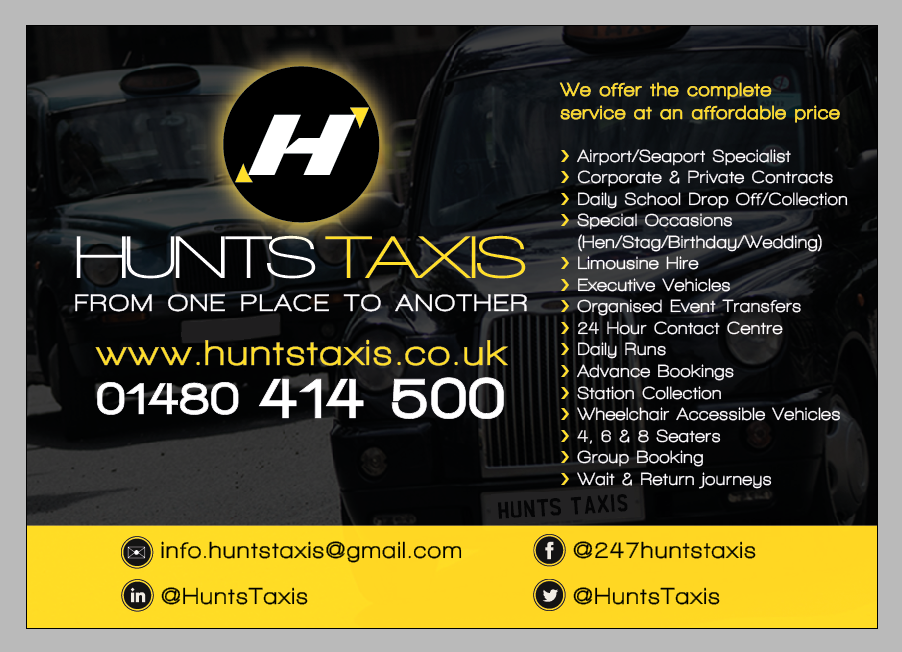 HUNTS TAXIS - Updated January 2025 - Mere Way, Huntingdon ...
