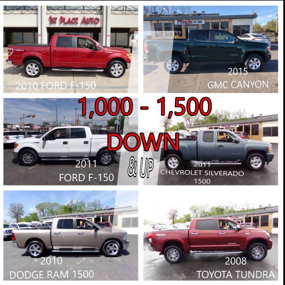 Car Dealers - 1ST PLACE AUTO DALLAS - 4921 Ross Ave, Dallas, Texas ...