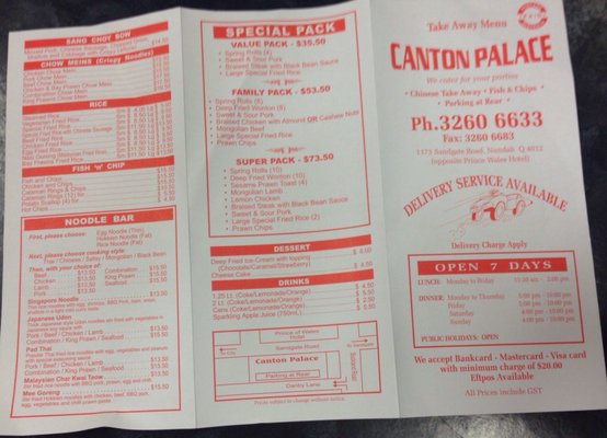 CANTON PALACE CHINESE FOOD HOME DELIVERY - Updated December 2025 - 1173 ...