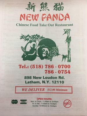 NEW PANDA CHINESE TAKE OUT - Updated May 2024 - 25 Reviews - 898 New ...