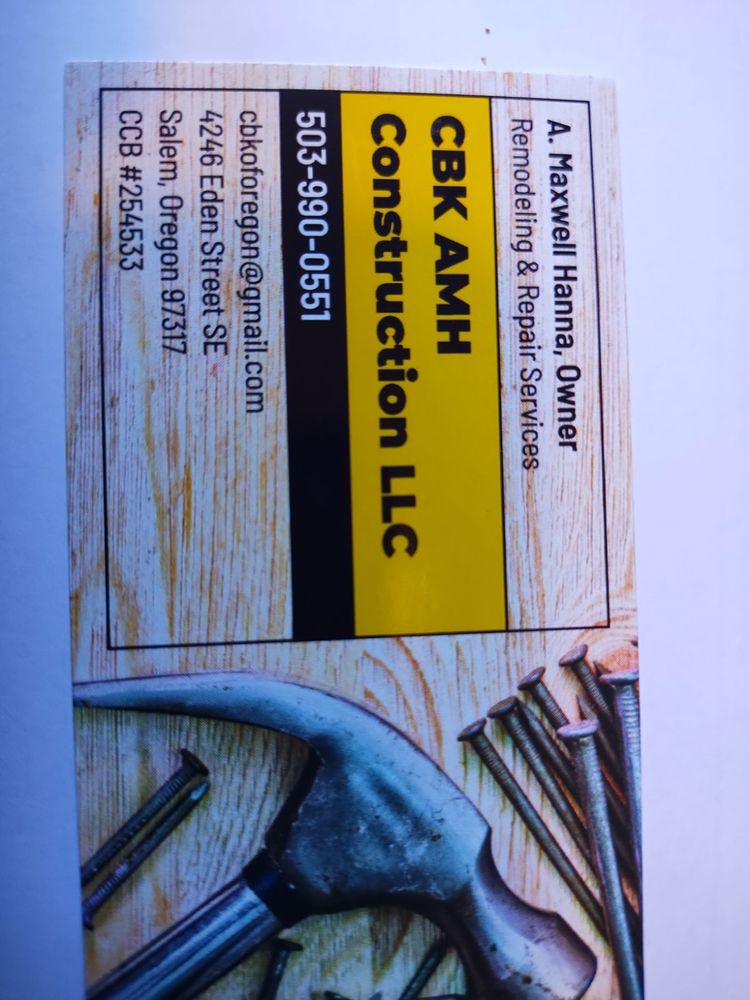 CBK AMH CONSTRUCTION - Updated December 2025 - Request Consultation ...