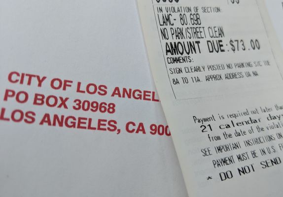 CITY OF LOS ANGELES PARKING VIOLATIONS BUREAU - Updated September 2025 ...