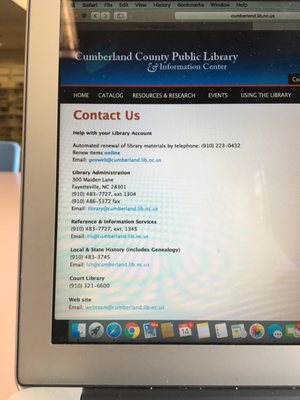 CUMBERLAND COUNTY PUBLIC LIBRARY & INFORMATION CENTER - Updated August ...