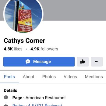CATHY’S CORNER - Updated January 2025 - 82 Photos & 114 Reviews - 1910 ...