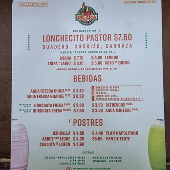 EL PASTOR DEL RICA TAQUERIA - Updated October 2025 - 699 Photos & 438 ...