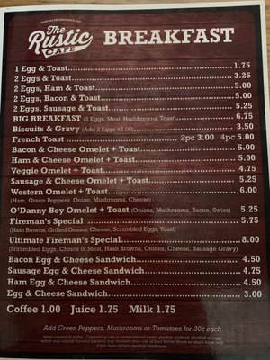 THE RUSTIC CAFE - Updated October 2025 - 14 Photos & 18 Reviews - 107 E ...