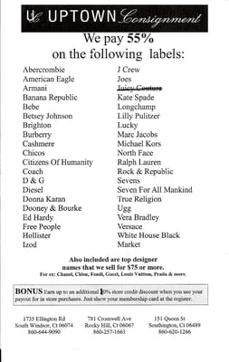 UPTOWN CONSIGNMENT - Updated December 2025 - 50 Reviews - 1735 ...