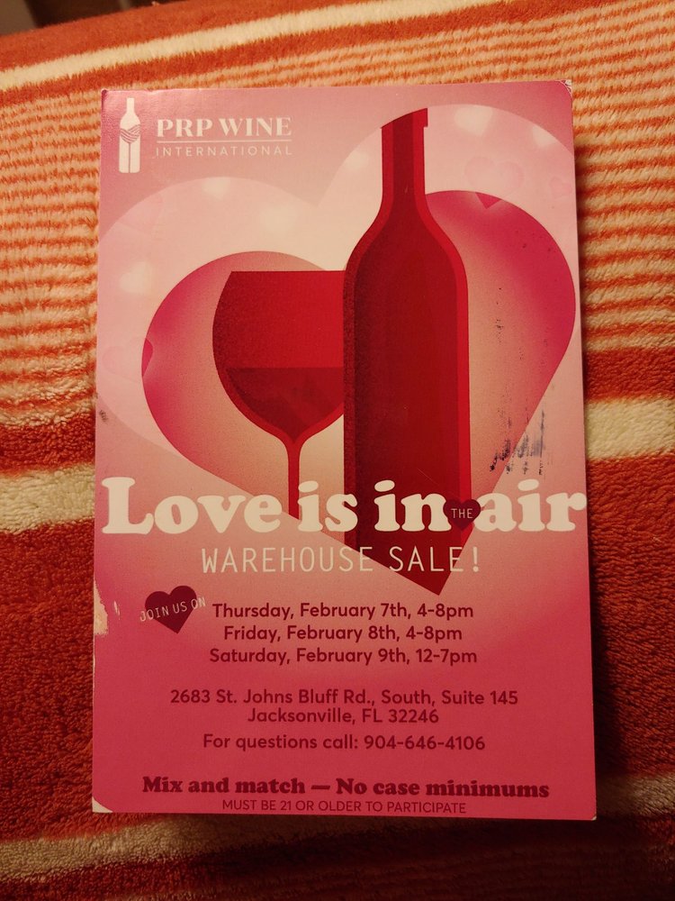 PRP WINE INTERNATIONAL - 2683 St Johns Bluff Rd S, Jacksonville, FL - Yelp