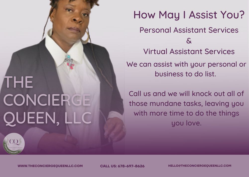 THE CONCIERGE QUEEN LLC - Request Consultation - Jonesboro, Georgia ...