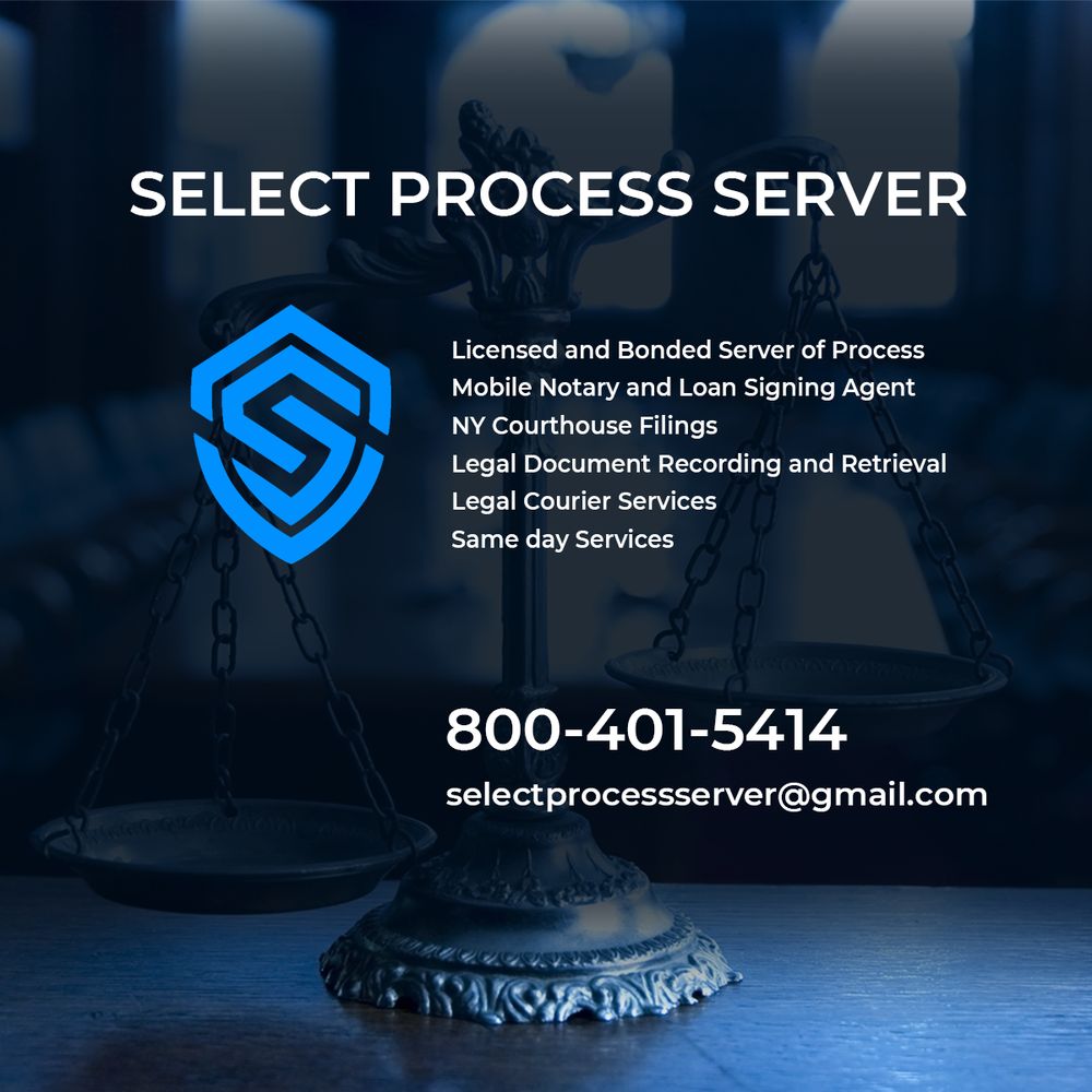 SELECT PROCESS SERVER - Updated April 2025 - 10 Photos - 15 Cuttermill ...
