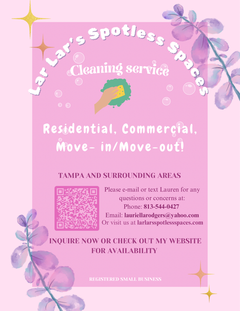 LAR LAR’S SPOTLESS SPACES - Updated June 2024 - 2964 Grand Cypress Dr ...