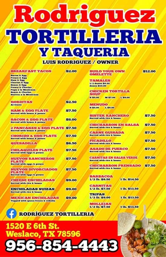 RODRIGUEZ TORTILLERIA - Updated June 2026 - 1520 E Sixth St, Weslaco ...