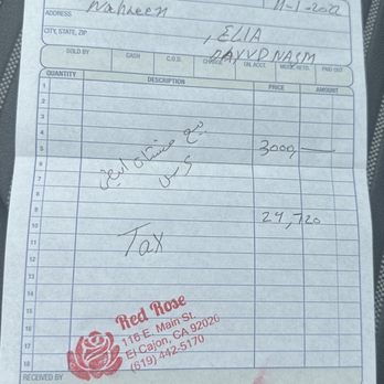 RED ROSE - Updated March 2025 - 116 E Main St, El Cajon, California ...