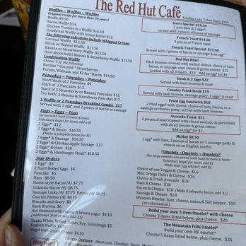 RED HUT CAFE - Updated August 2025 - 1007 Photos & 1180 Reviews - 3660 ...