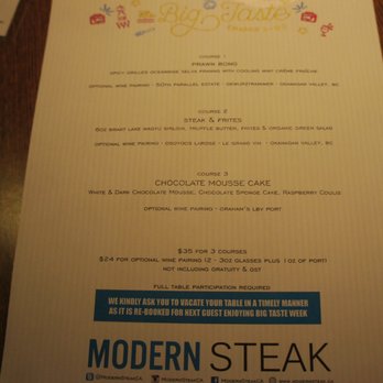 MODERN STEAK - Updated December 2025 - 182 Photos & 112 Reviews - 107 ...