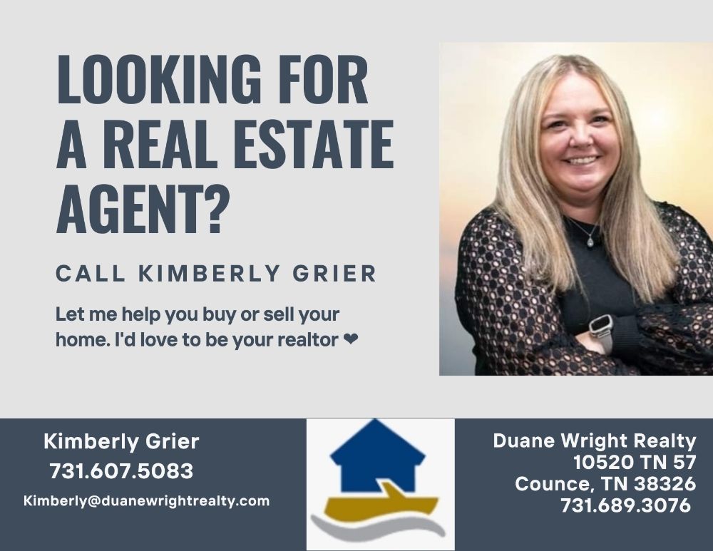 KIMBERLY GRIER - DUANE WRIGHT REALTY - Updated April 2025 - Contact Agent - 10520 Hwy 57, Counce ...