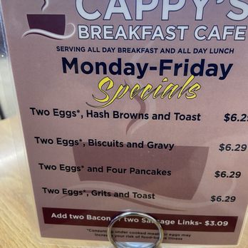 CAPPY’S BREAKFAST CAFE - Updated January 2025 - 274 Photos & 235 ...