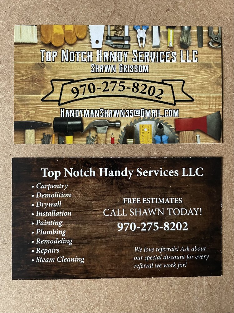 TOP NOTCH HANDY SERVICES - Updated February 2025 - Evergreen, Colorado - Handyman - Phone Number ...