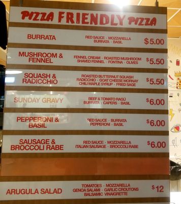 PIZZA FRIENDLY PIZZA - 601 W 26th St, New York, NY - Menu - Yelp